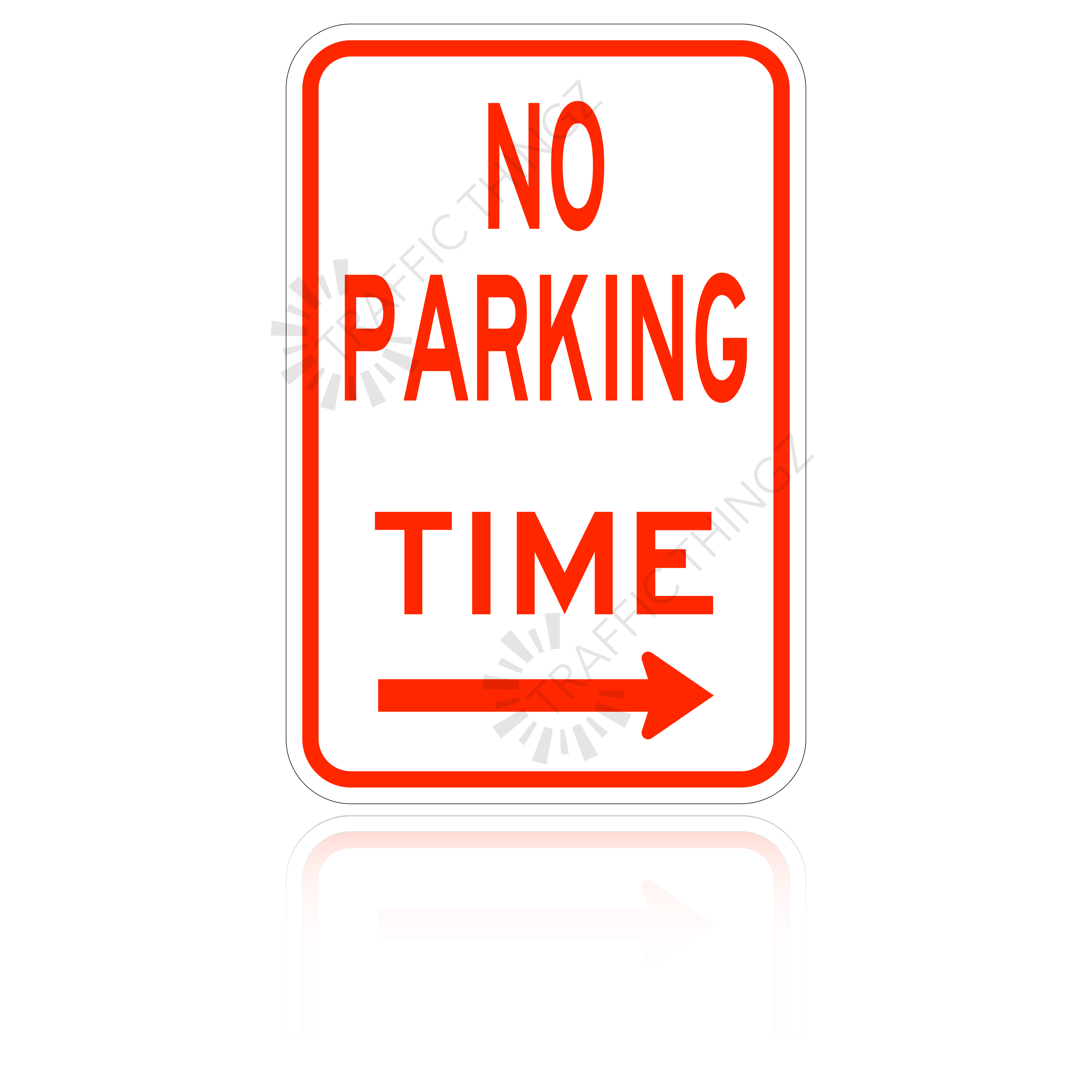 trafficthingz.com: MUTCD R7-1 No Parking Anytime Right trafficthingz.com: MUTCD R7-1 No Parking Anytime Right